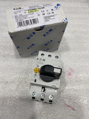 XTPR010BC1 EATON MOTOR PROTECTIVE 6 3 10A TYPE PKZM0-10/AK NEW | eBay
