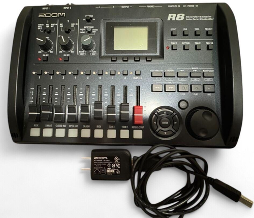 Zoom R8 Multitrack Digital Recorder 8-track MTR with power adapter no ...