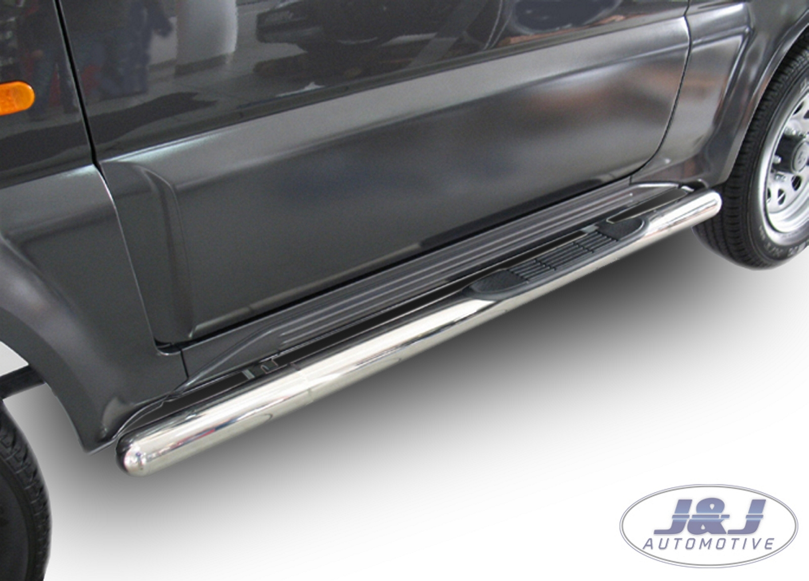 Side Bars Steps Running Boards For Suzuki Jimny 1998-2018 3-Door Chrome ...