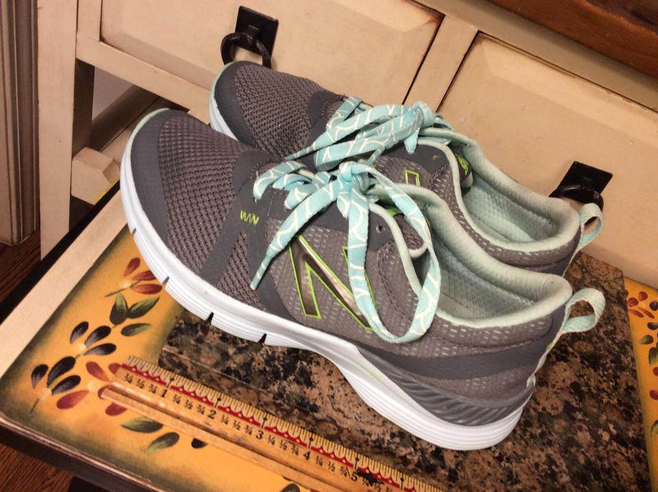 Women's new balance 715 running shoes Gray/ Blue WX715GG1 size 7B | eBay