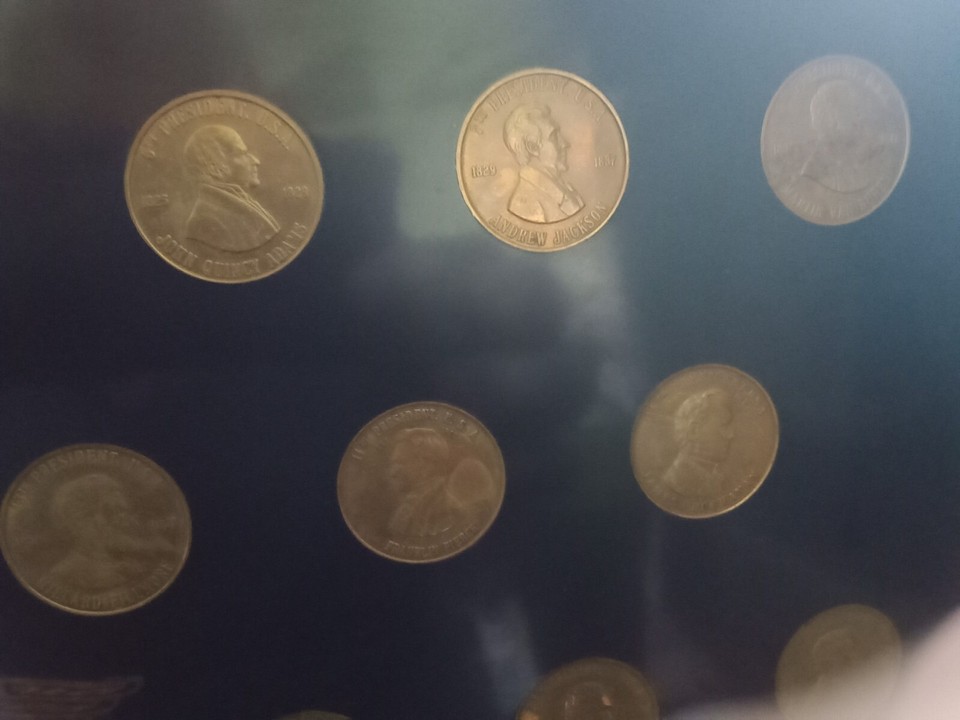 Couroc George Washington to Gerald Ford Framed coin collection | eBay