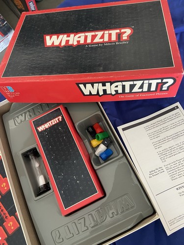 WHATZiT? VINTAGE Board Game Milton Bradley 1987 Made In The USA ...