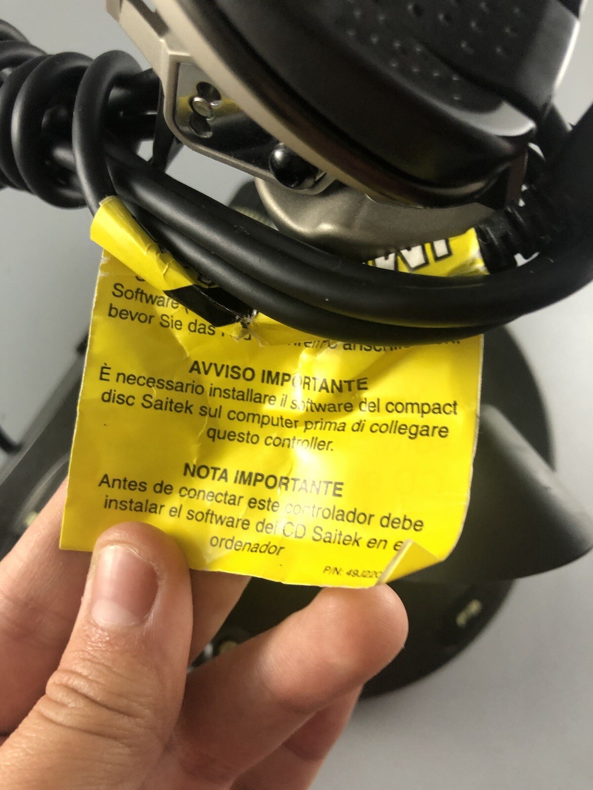 Saitek Cyborg 3D Gold USB PC/Mac Flight Stick Joystick Controller-CR14 ...