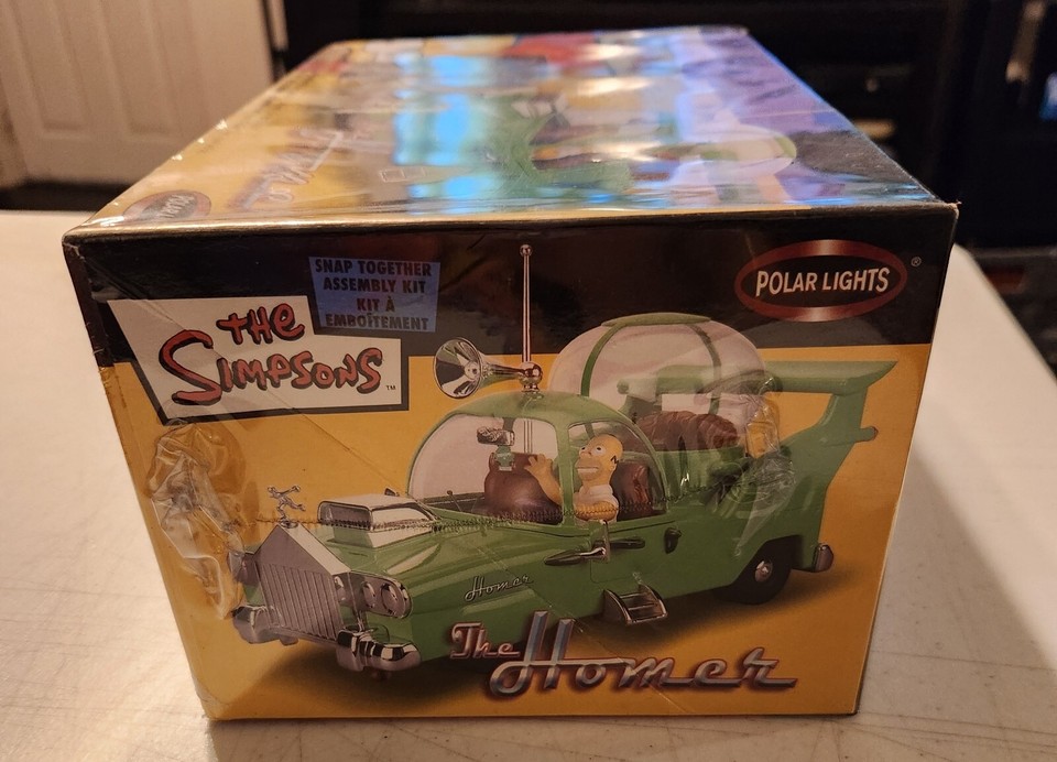 VINTAGE The Simpsons "The Homer" Model Kit Snap Together Assembly ...