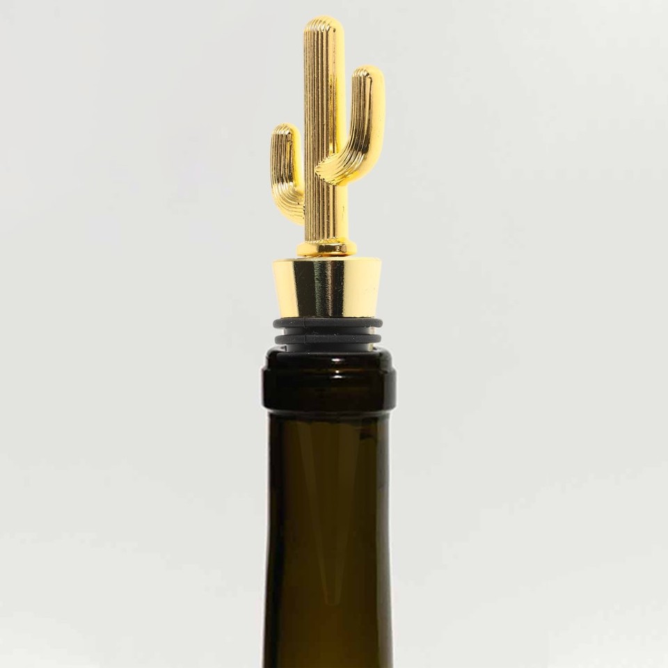 2pcs Party Decorative Wine Cactus Shape Stoppers Wine Sealing Stoppers ...