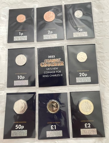 2023 Change Checker Definitive Coin Set Inc Salmon 50p Individually ...