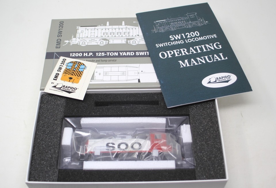 Rapido - Soo Line (ex-MN&S) EMD SW1200 Locomotive #1203 DC | eBay