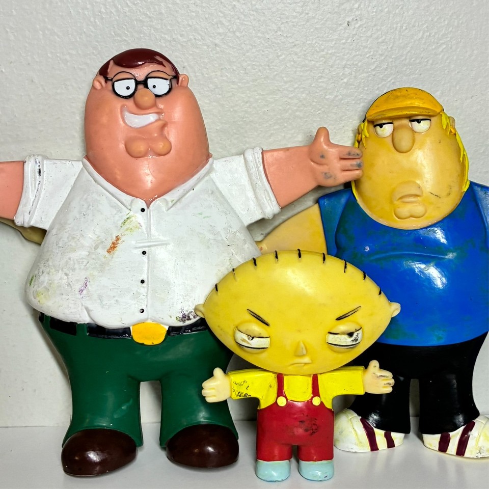 Family Guy TV Show Bendable Poseable Collectible Figures NJ Croce Co ...