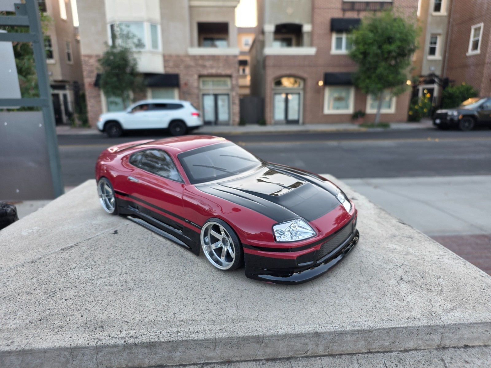 200mm 1/10 Custom Paint SUPRA JDM 4Tec-2 drift RDS DC10 YD2 MST TT02 ...