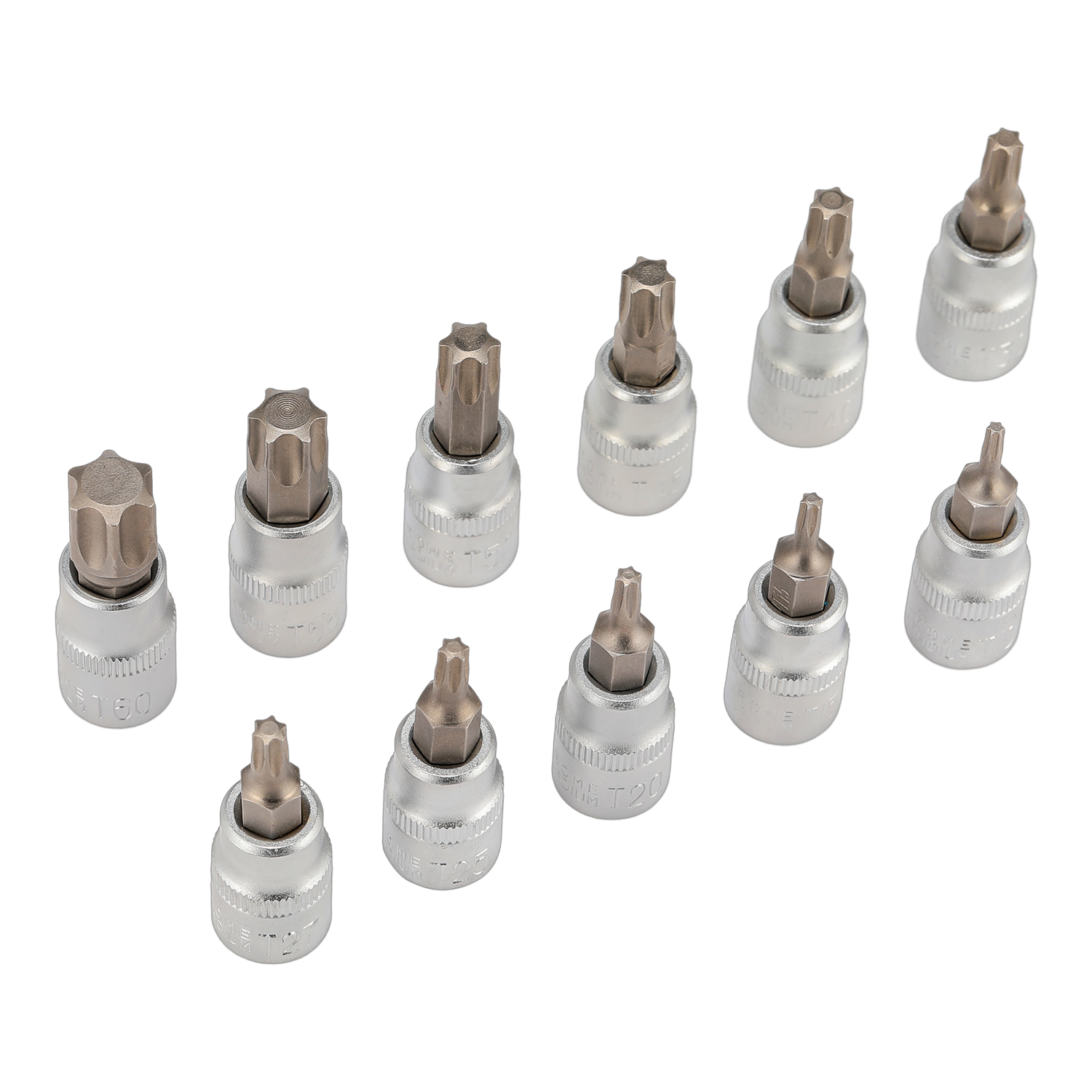 34pcs Torx Star Socket & Bit Set Male Female E & T Sockets with Torx ...