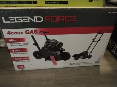 Legend Force 46cc Gas Powered 4-Cycle Walk Behind Edger Wheeled 1005 ...