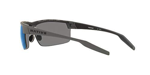 Native Eyewear Hardtop Ultra XP Rectangular Sunglasses, Granite/Blue ...