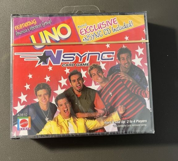 UNO 2000 NSYNC Card Game CD Mattel Justin Timberlake for sale online | eBay