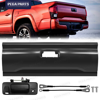 Primed Rear Tailgate Shell Tail Gate Cable Handle For 2016-2023 Toyota ...