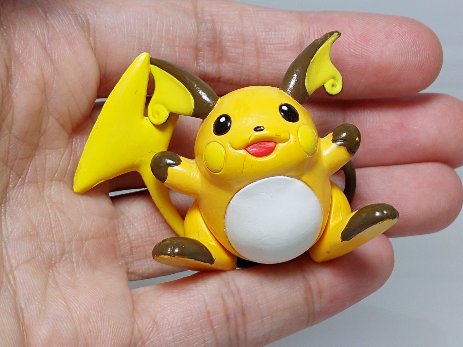 Raichu Pokemon Action Figure Bandai 1998 Gashapon Vintage Toy Japan E08 ...