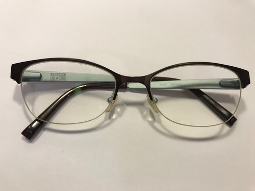 Converse A059 Brown Metal Zebra Print Eyeglasses Framse 50-18-135mm Half Rim | eBay