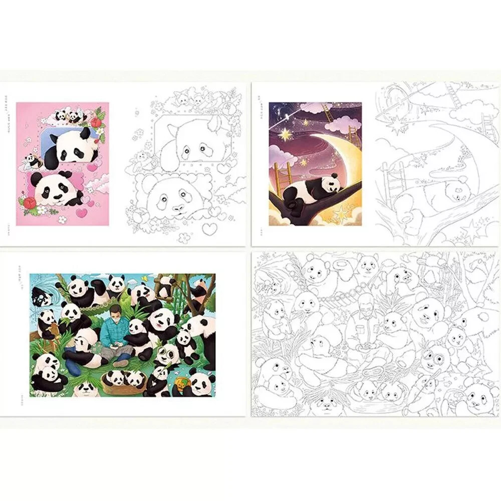 A day in the Bao Family Coloring Book Korean Book | eBay.de