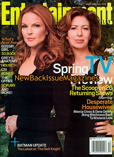 Entertainment Weekly 3/08,Marcia Cross,Dana Delany,Owen Wilson,March ...