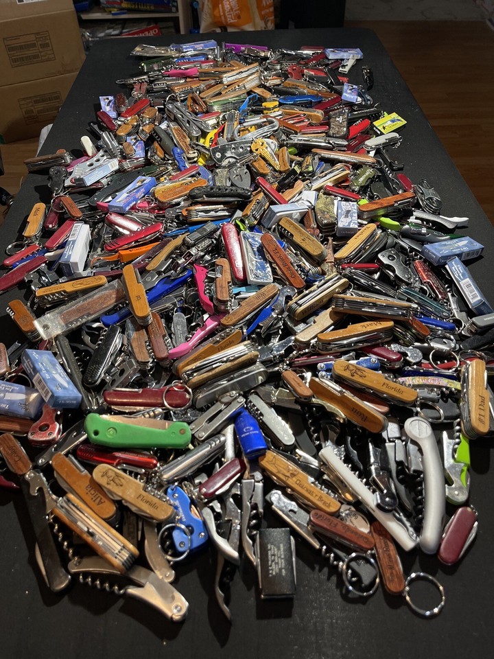 Tsa Confiscated Pocket Knives/multitools Lot | eBay