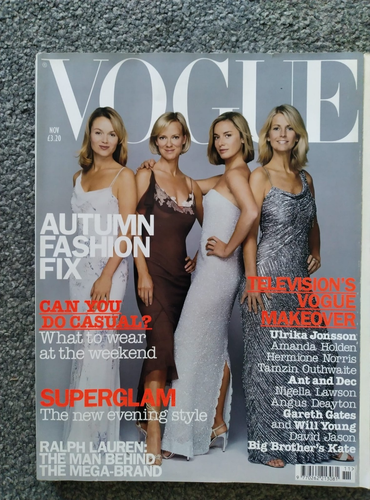 VOGUE November-2002 AMANDA HOLDEN Keeley Hawes Carolyn Murphy Eugenia ...