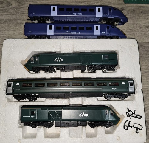 spares repair 00 gauge hornby railroad gwr hst & 2 x hitachi hornby ...
