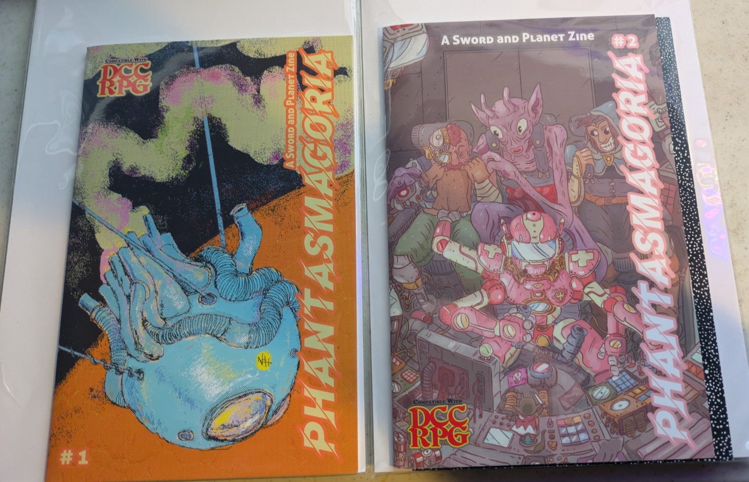 2 RPG Zines - Phantasmagoria #1 & 2 (DCC RPG) | eBay