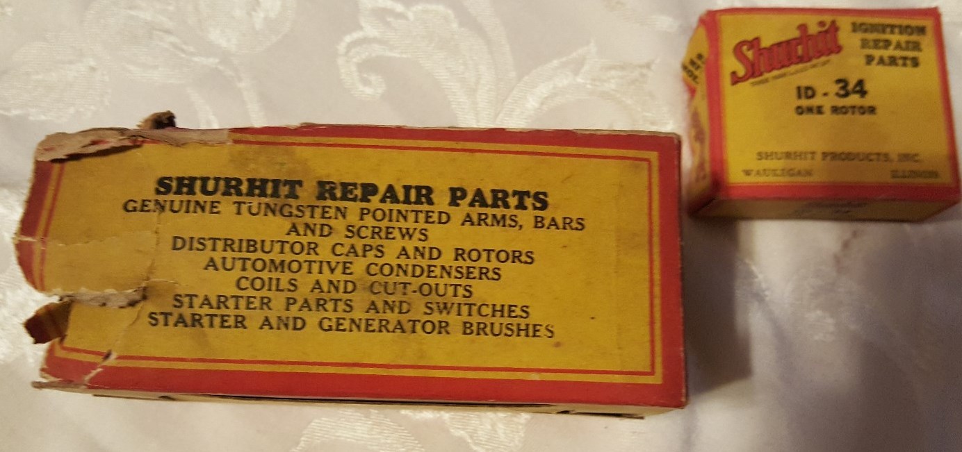 Vintage Auto Shurhit ID-34 Rotor Part Ignition Repair Parts Distributor ...
