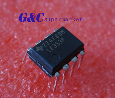 10PCS IC LF353P LF353 TI OPAMP JFET 3MHZ DUAL 8DIP NEW | eBay