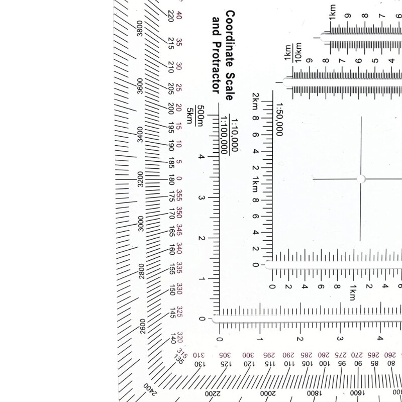 Land Navigation Protractors Topographical for Architecture Engineering ...