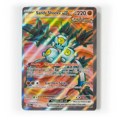 Pokemon - Sandy Shocks ex - 228/182 - SV Paradox Rift - Full Art Card ...