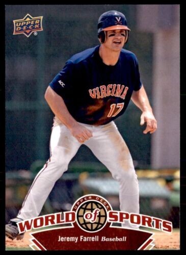 2010 Upper Deck World of Sports Jeremy Farrell Virginia #142 | eBay