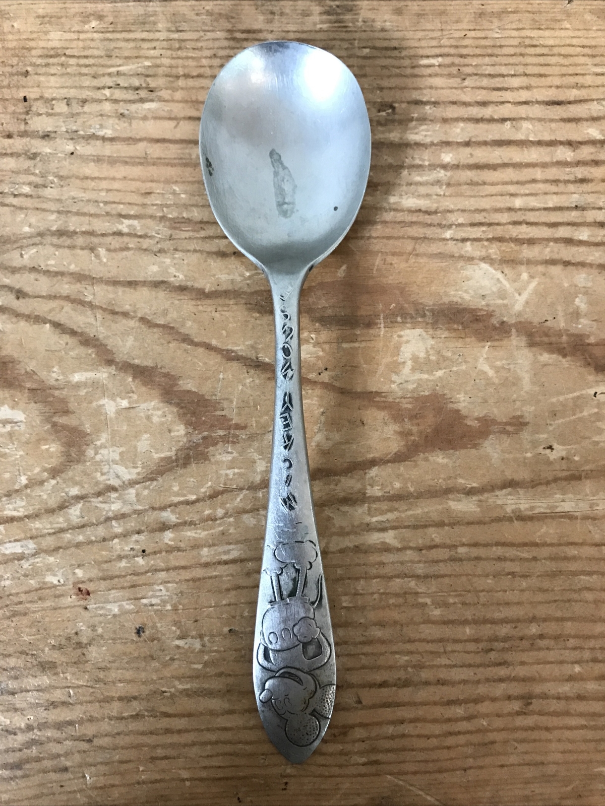 Tiny Mickey Mouse Silver Spoon