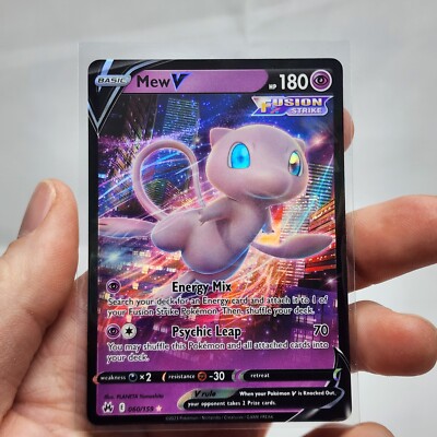 Mew V Ultra Rare - 060/159 Crown Zenith - Pokemon TCG - Mint/NM | eBay