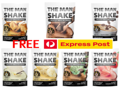 The Man Shake 840g Healthy Meal Replacement Weight Loss Shake ...