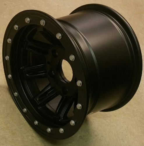 12" Vision Wheel 550 8 Spoke Black Matte 4/4.5 Conical Seat UTV/SXS ...