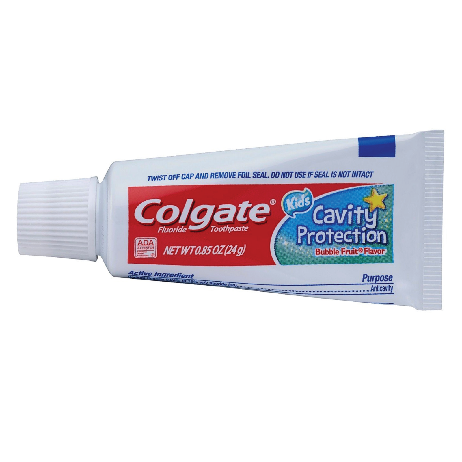 6x Packs Colgate Cavity Protection Bubble Fruit Flavor Travel ...