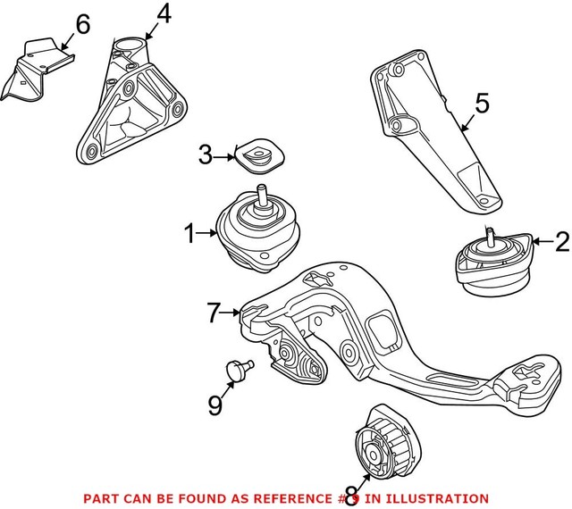 Genuine BMW OEM 22316788586 Rubber Buffer for sale online | eBay