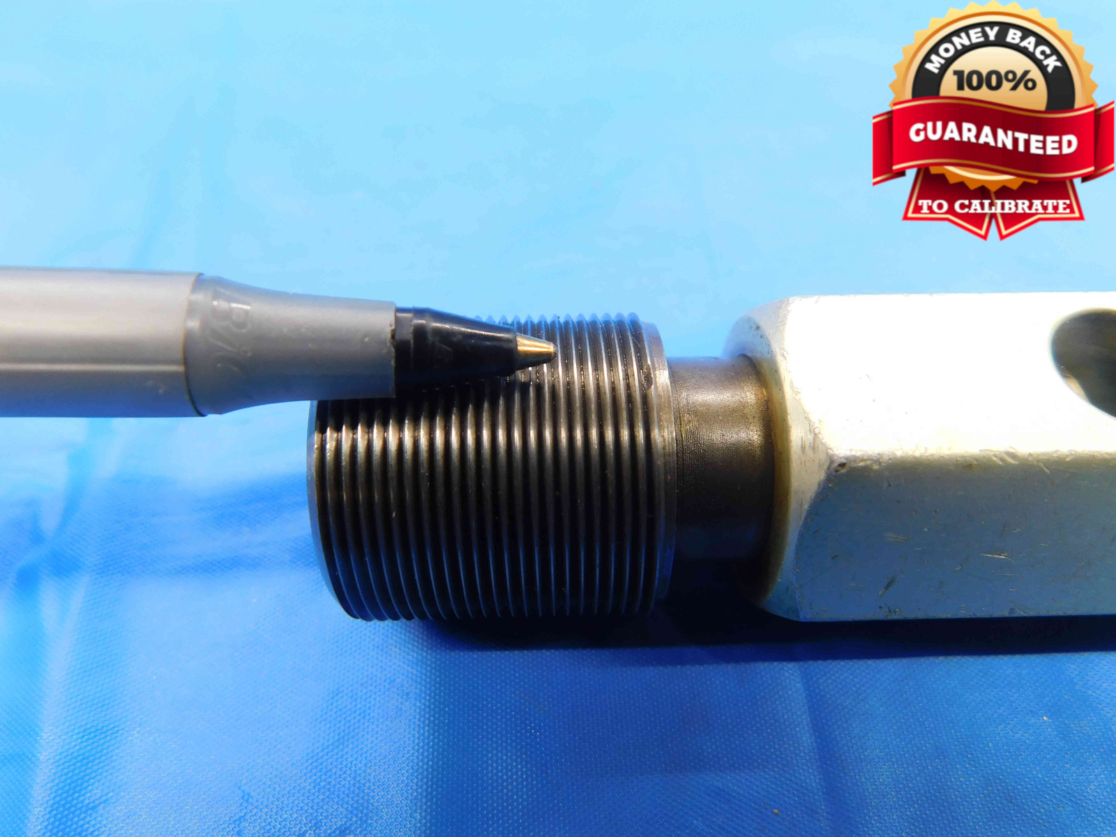 7/8 27 NS 2 THREAD PLUG GAGE .875 .8750 GO NO GO P.D.'S = .8509 & .8558 ...