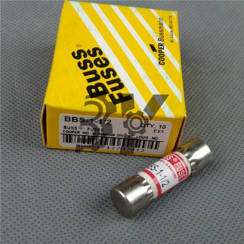 1PCS Bussmann NEW Midget Non-Indicating Fast Acting Fuse BBS-1-1/2 1.5 ...