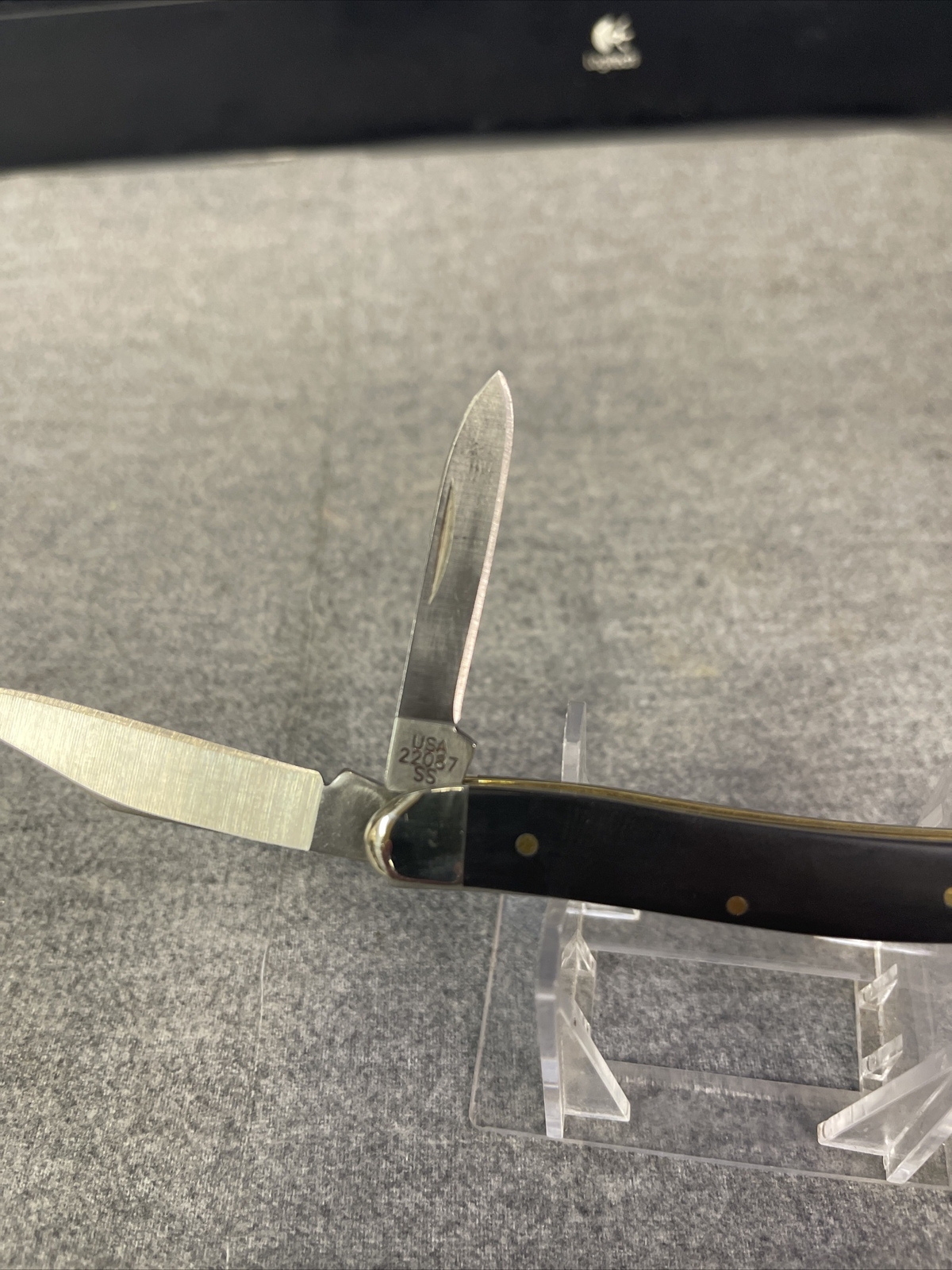 US 2013 Case XX Tested 22087 SS Jack Texas Black Folding Pocket Knife ...
