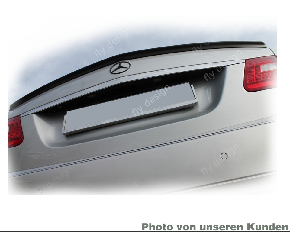 Suitable for MERCEDES S Class W140 Rear Spoiler Lip GLOSS BLACK Abrupt ...