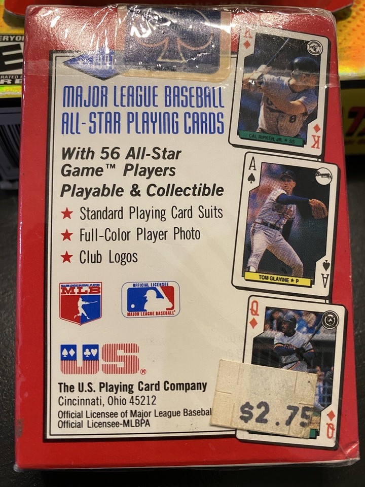 1991 US Playing Cards Major League All-Stars Baseball Playing Cards ...
