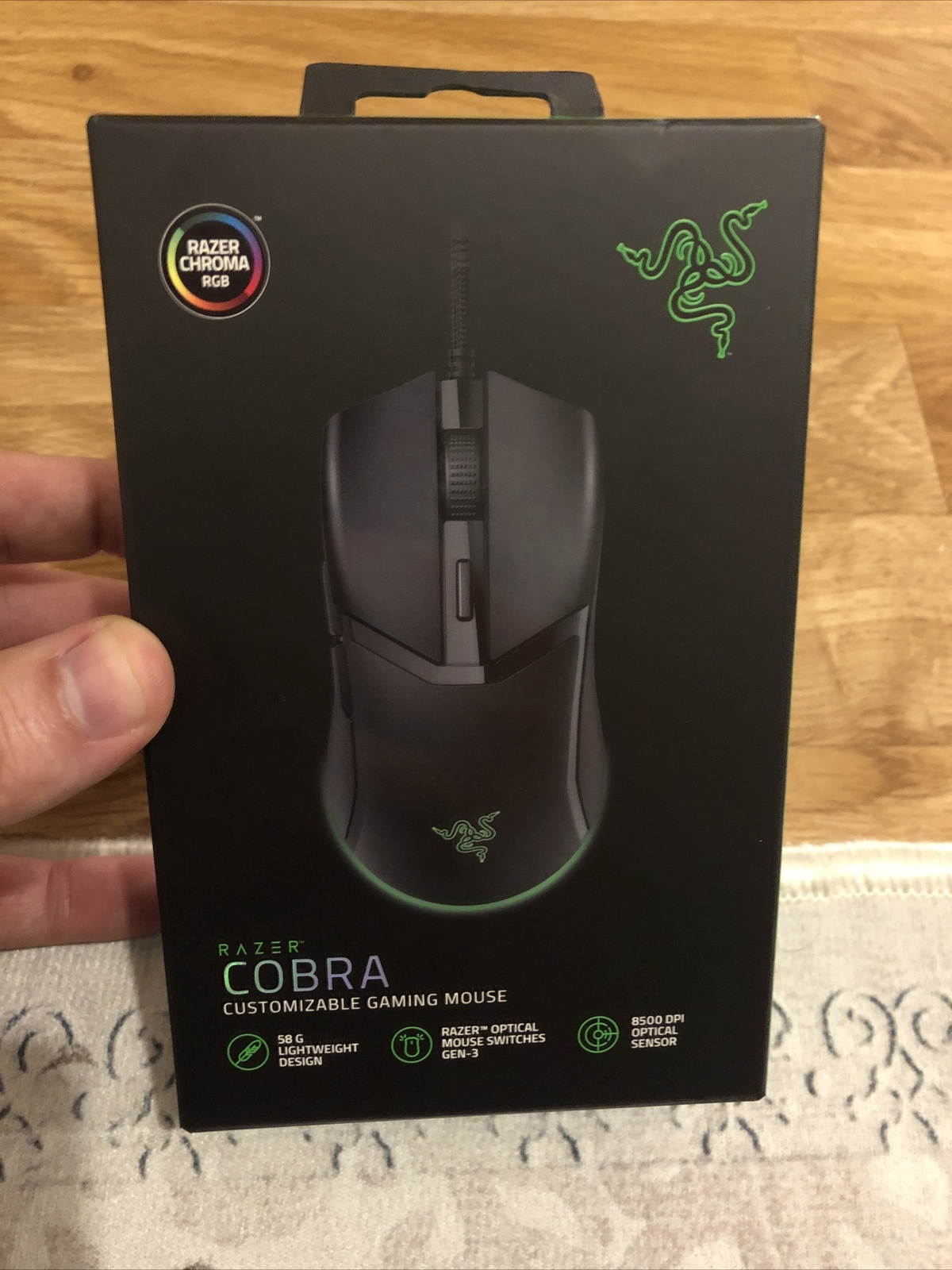 Razer Cobra Customizable Gaming Mouse 58g 8500 DPI Optical Sensor ...