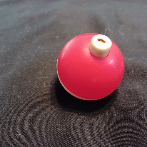 = VINTAGE 1960'S WHITE & RED PLASTIC FISHING BOB BOBBER FLOAT #EW1 #A2 ...