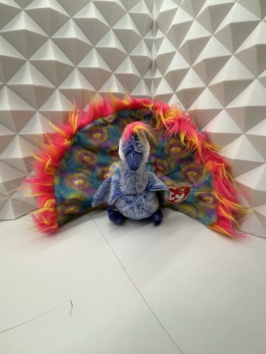 Ty Beanie Baby Flashy the Peacock 8421043392| eBay