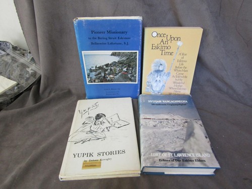 4 Vintage Eskimo Alaska Bering Strait Books - Lawrence Island Yupik ...