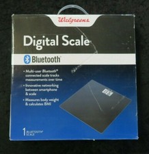 Walgreens Bluetooth Digital Scale Measures Body Weight Calculates BMI ...