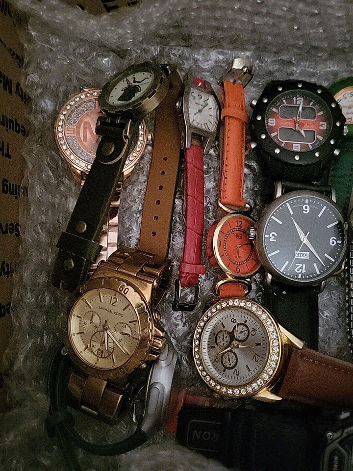 Huge Wrist Watch Lot Over 100 Watches Full Medium Priority Box | eBay