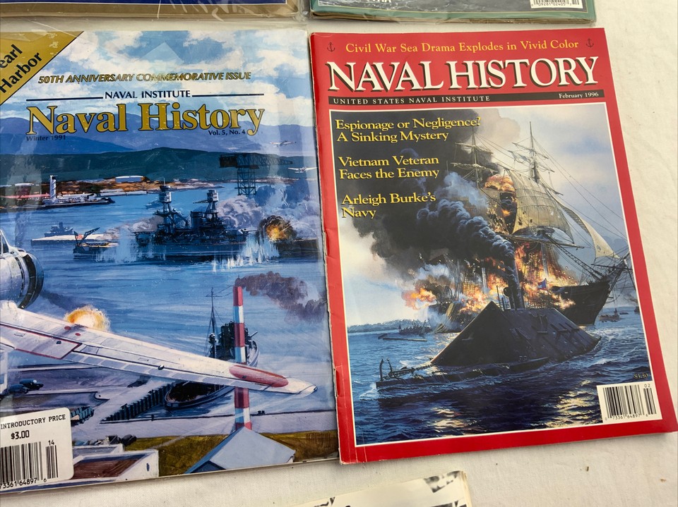 Lot of 7 Misc Naval & Military History Strategy & Tactics Images ...
