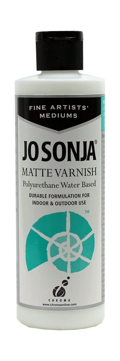 Polyurethane Matte Varnish - 8oz Bottle